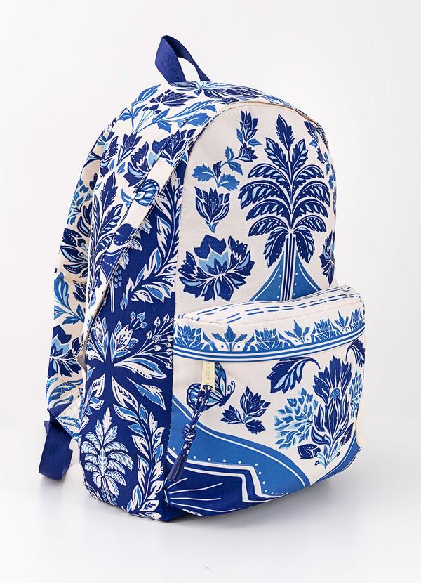 Mochila Xodó Encanto Tropical Azul - Farm