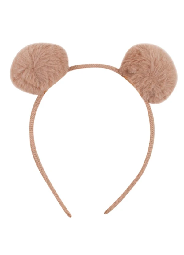 Tiara de Cabelo com Pom Pom Roxo - Cativa