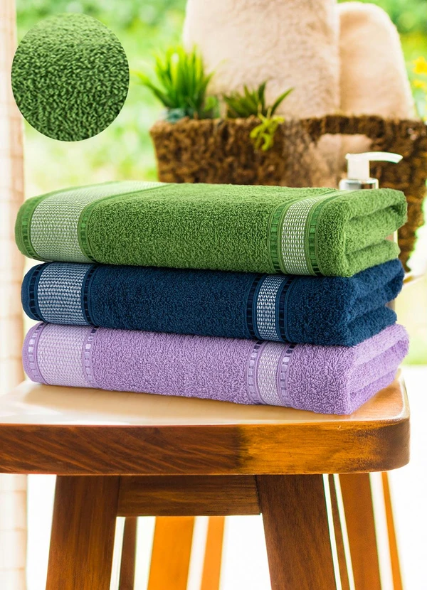 Toalha de Banho Verde 1 Peça - Lar&Lazer