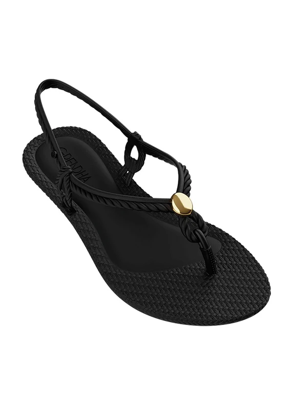 Sandália Grendha Todo Dia Delicada Preto - Multimarcas