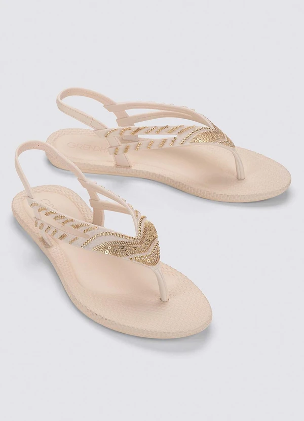 Sandália Grendha Todo Dia Única Off White - Multimarcas