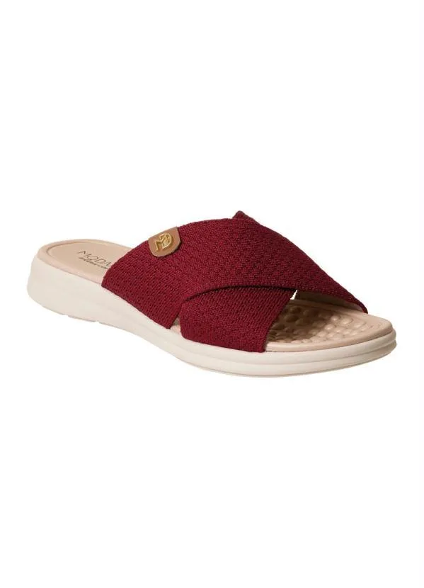 Tamanco Modare Vinho em Sintético - Multimarcas