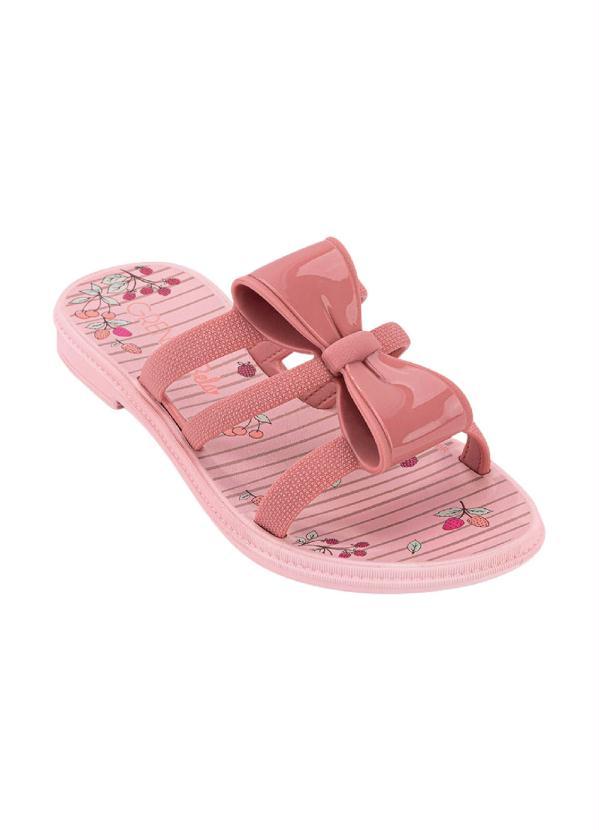 Chinelo Grendha Bela Doçura Slide Rosa Claro - Multimarcas