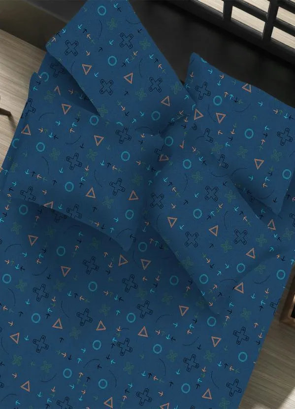 Jogo de Cama Malha Control Game Casal 3 Peças - Lar&Lazer