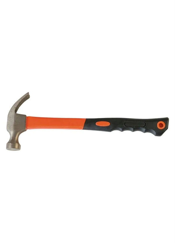 Martelo Tools com Cabo Fibra Carpinteiro Laranja - Lar&Lazer