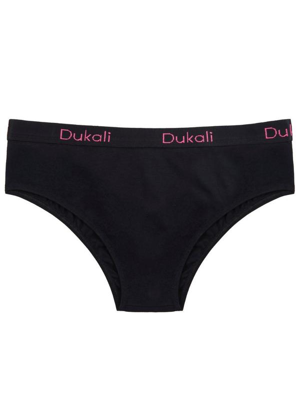 Calcinha de Algodão Preto - Dukali