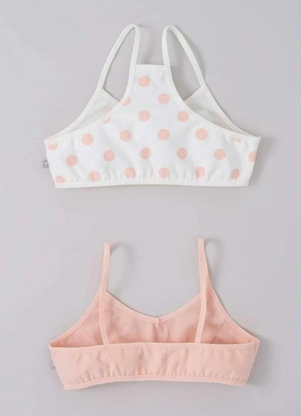 Kit com 2 Tops Infantil Menina Hering Kids Multicores - Hering Oficial