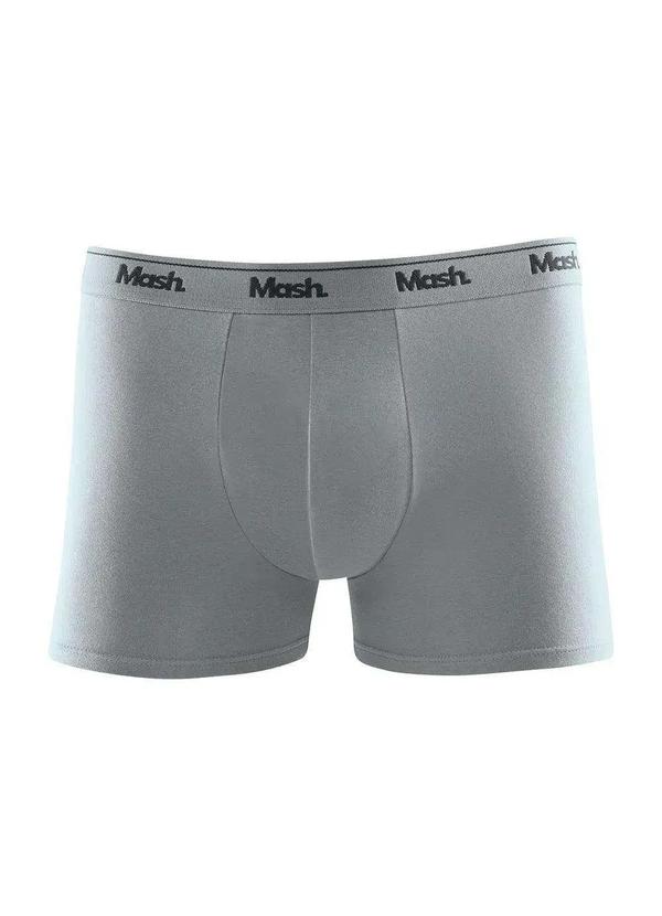 Cueca Mash Boxer Cotton Masculina Cinza Claro - Mash