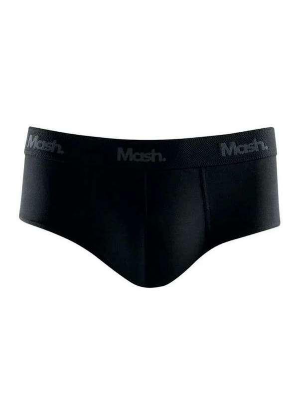 Cueca Slip Algodão Pima Preto - Mash