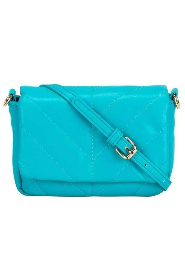 Bolsa Tiracolo Pequena Gabriela Envelope Azul Azul - Studio Z