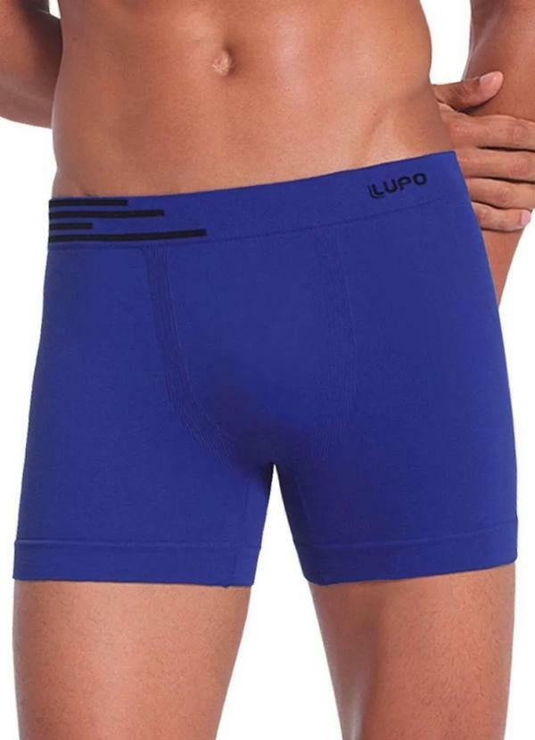 Cueca Boxer Lupo 436-002 2920-Azul-Nautico - Meias Sao Jorge