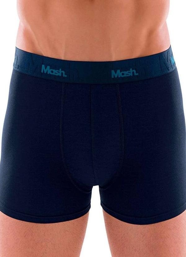 Cueca Boxer Mash 170.05 Az09-Azul-Marinho - Meias Sao Jorge