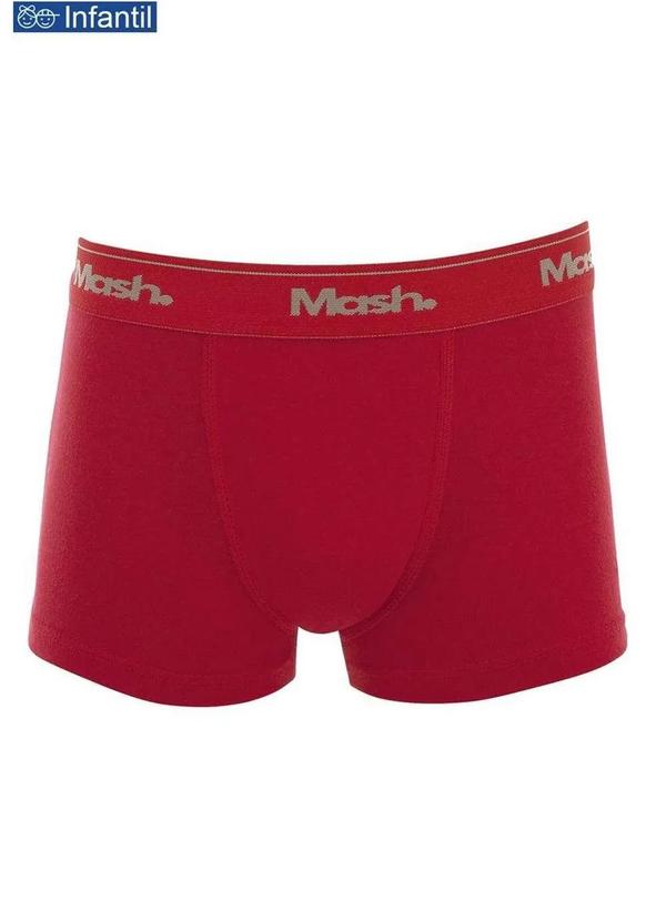 Cueca Infantil Boxer Mash 190.03 Vm00-Vermelho - Meias Sao Jorge