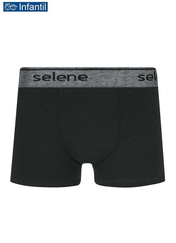 Cueca Selene Boxer 12450-001 550-Preto - Meias Sao Jorge