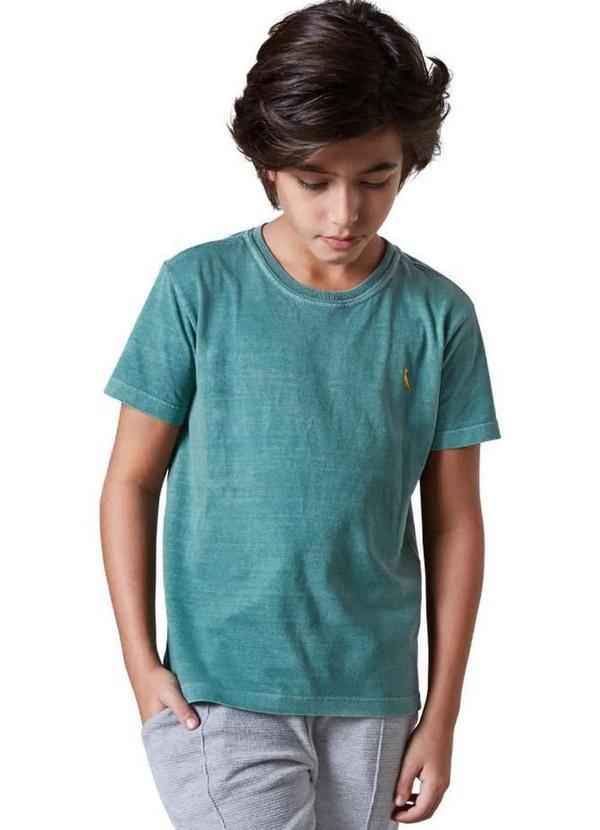 Camiseta Pra Torcer Bordado Reserva Mini Verde Stoned - Reserva