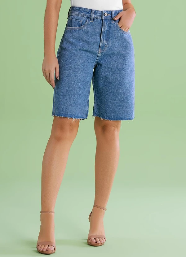 Bermuda Jorts Denim Azul - Angel