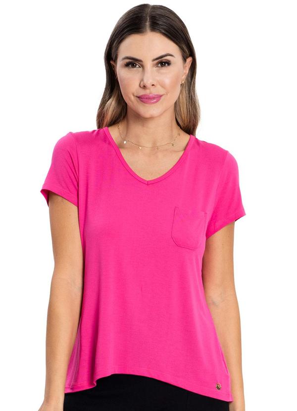 Blusa Feminina Básica Rosa - Rovitex