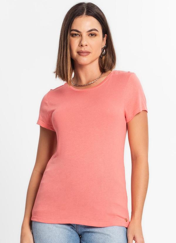 Blusa Feminina Básica Visco Tricot Rosa - Rovitex