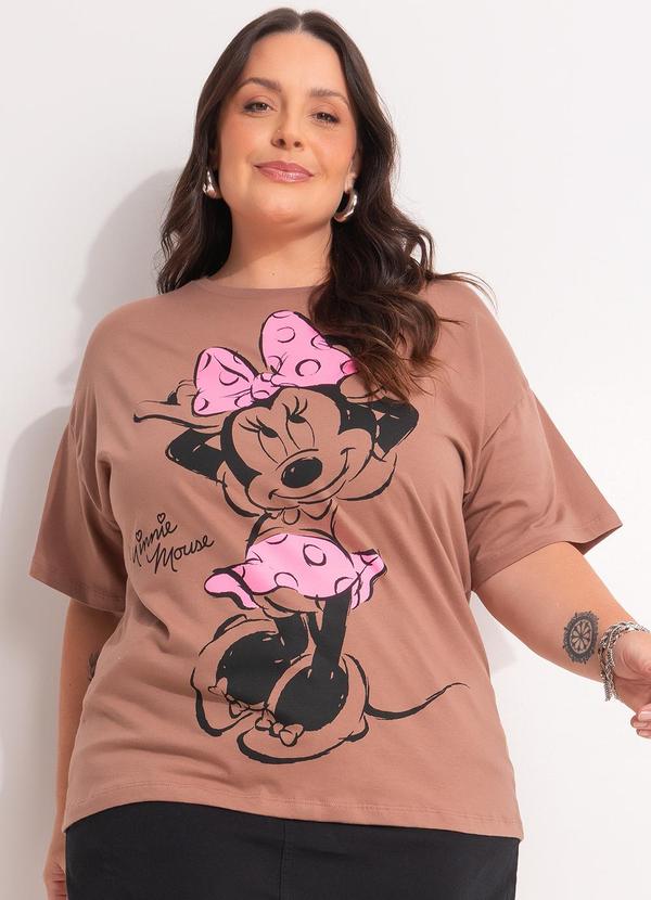 Blusa Minnie Mouse Marrom - You Premium