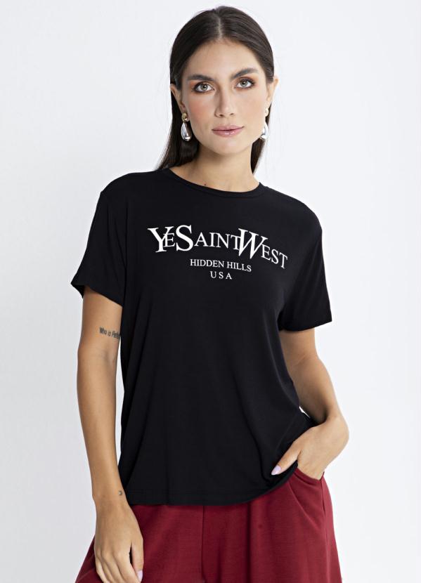 T-Shirt Ysw Preto - Preview