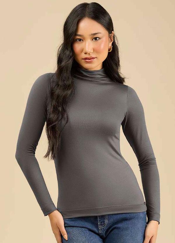 Blusa Cacharrel M/Longa Angel Basic Cinza - Angel