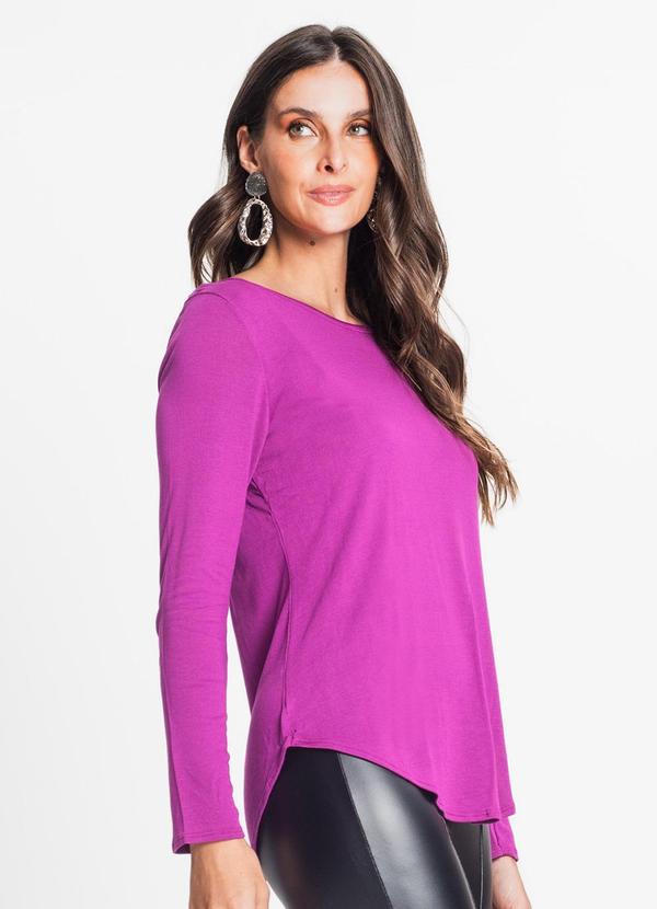 Blusa Feminina Manga Longa Roxo - Rovitex