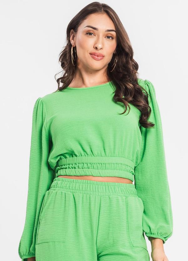 Blusa Feminina Manga Longa Verde - Endless