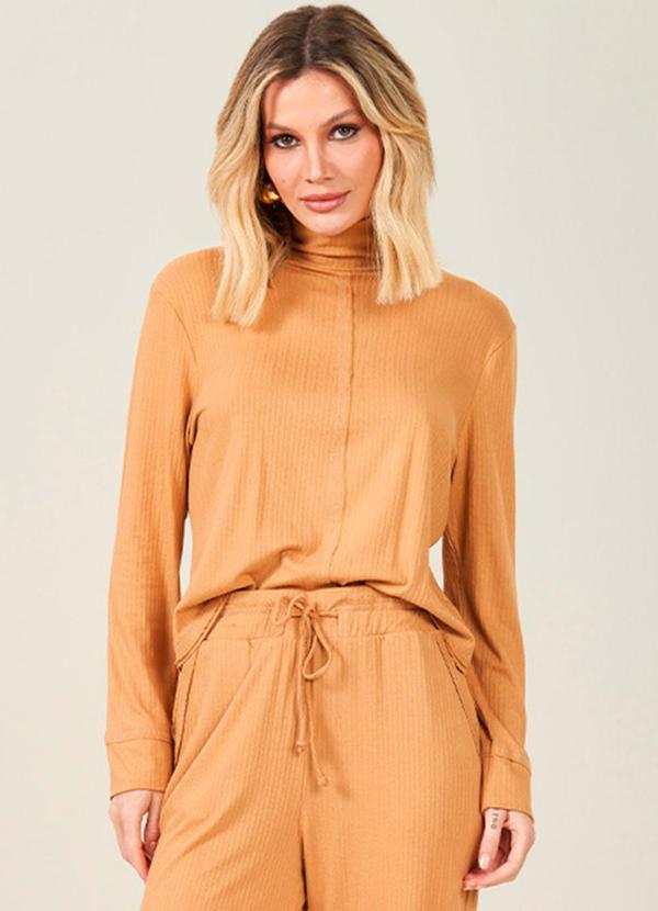 Blusa Feminina Marrom - Doce Trama