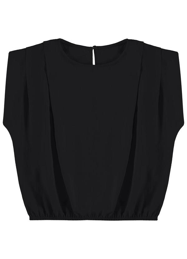 Blusa Preto Box em Viscolinho - Enfim