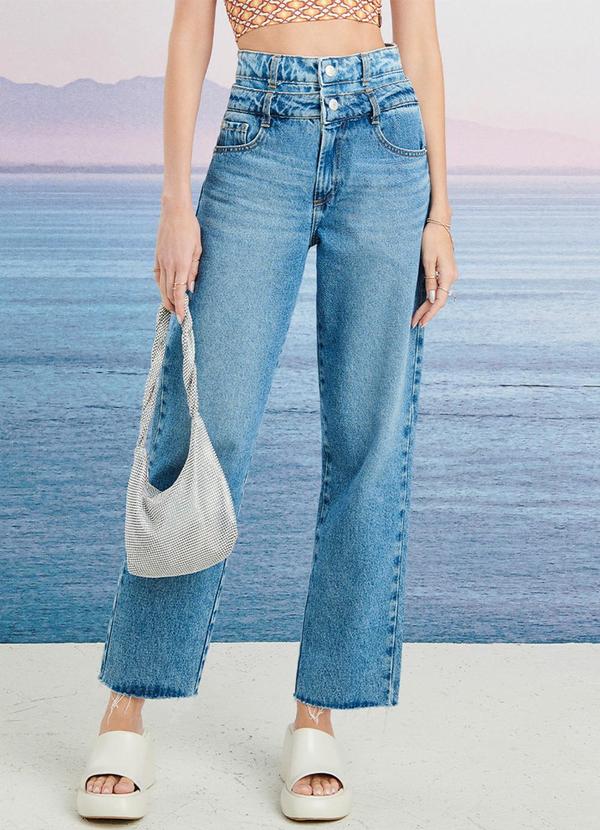 Calça Jeans Cós Duplo Azul - TexBrands