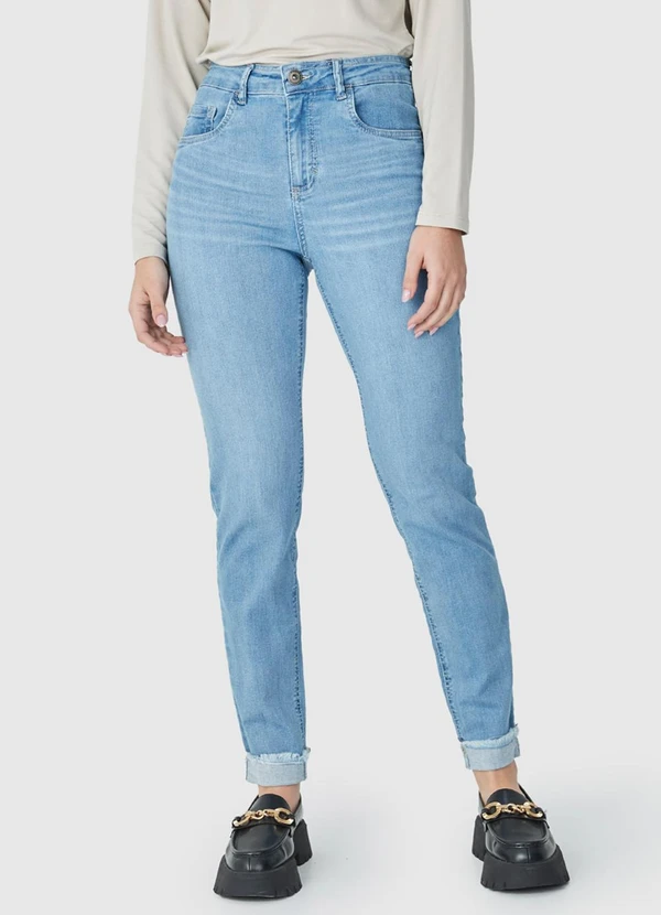 Calça Feminina Skinny Flex Jeans Azul - Malwee