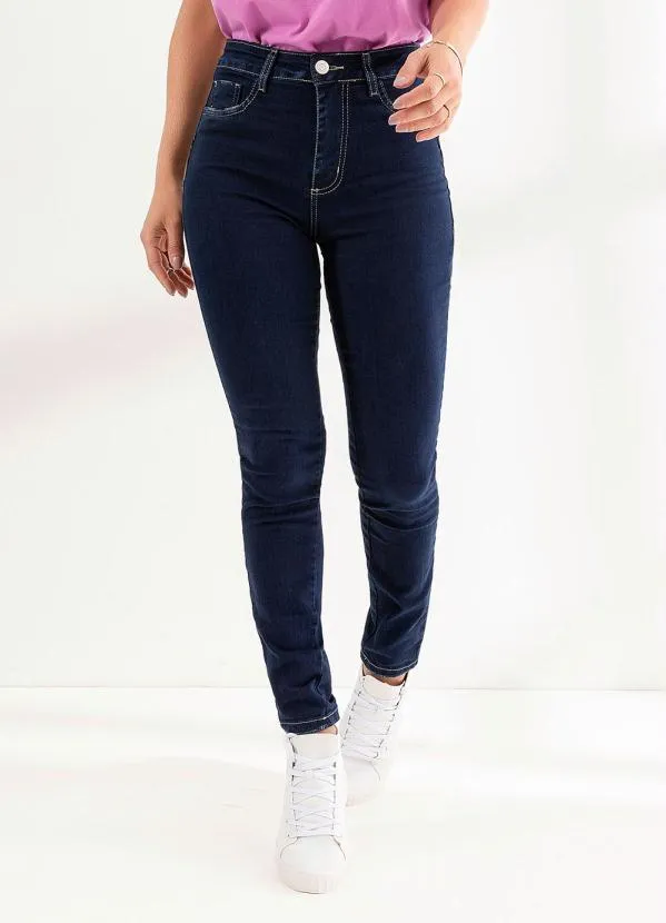 Calça Jeans Azul Escuro Heart Jeans - Sawary Jeans