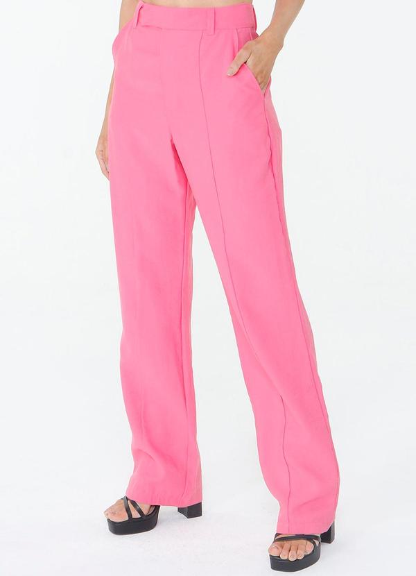 Calca Wide Leg Perfect Rosa - Gatabakana