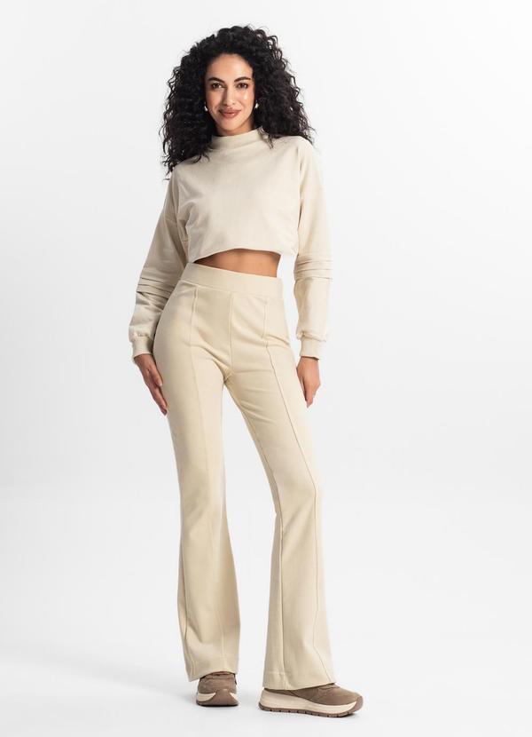 Calça Feminina Boot Cut Rovitex Bege - Rovitex