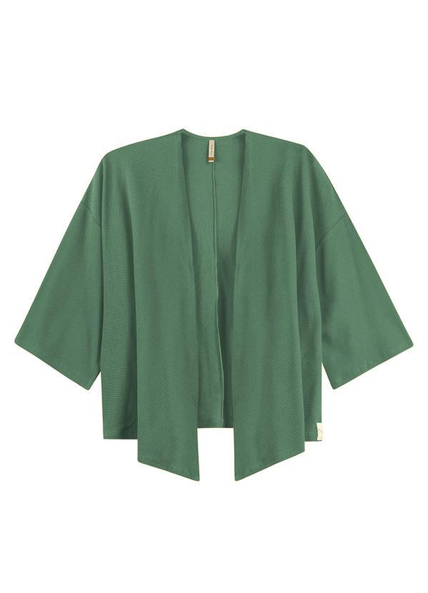 Cardigan Feminino Adulto Verde - Marialicia