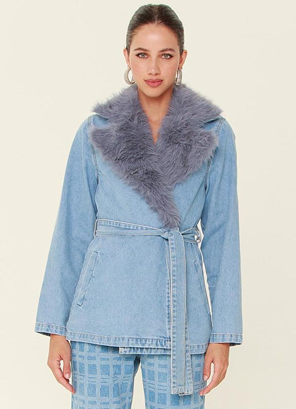 Parka Jeans Luxo Azul - Gatabakana