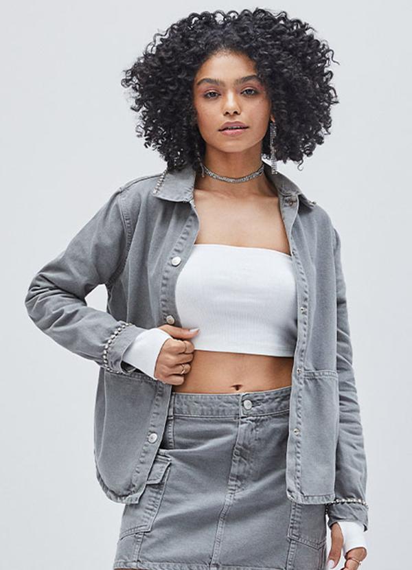 Cropped Essential Off White Off White - TexBrands