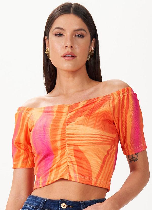 Cropped Shoulders Laranja - Gatabakana