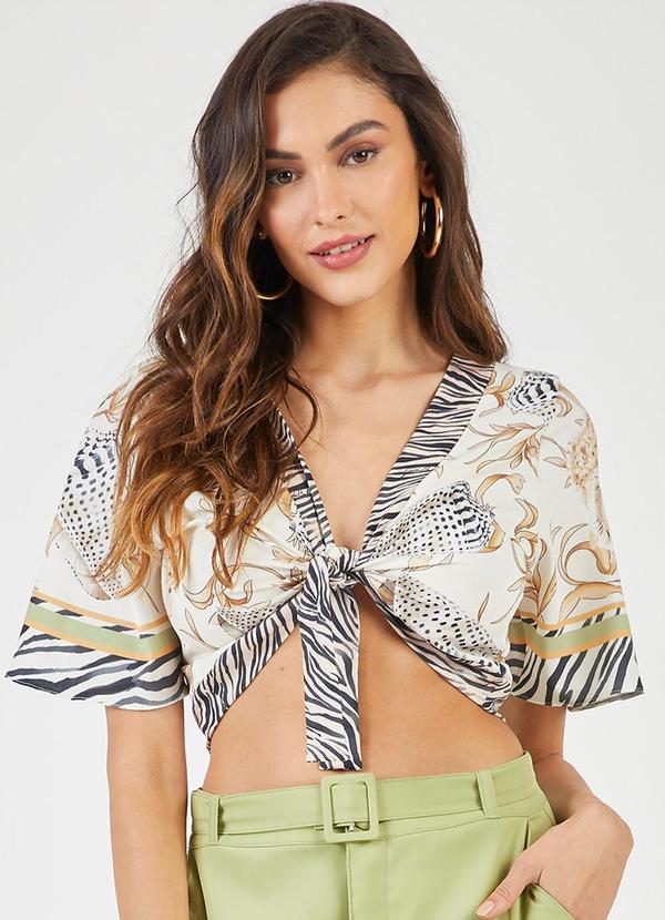 Cropped Versatil Branco - Gatabakana