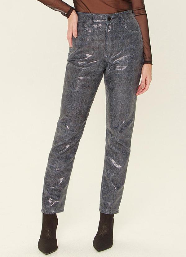 Calca Mom Azul - Gatabakana