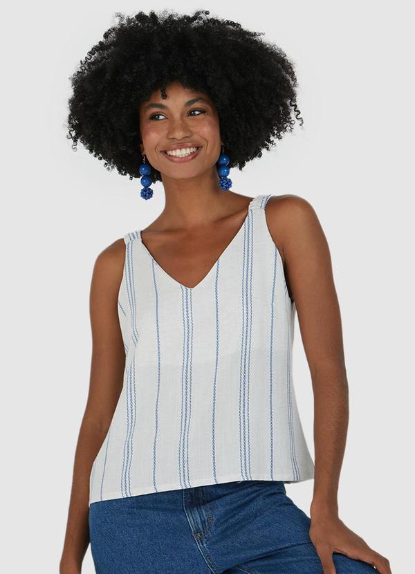 Blusa Regata Feminina Azul Claro - Malwee