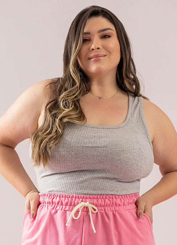 Regata Feminina Cinza - Just Basic