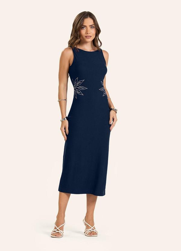 Vestido Midi Feminino Azul - Endless