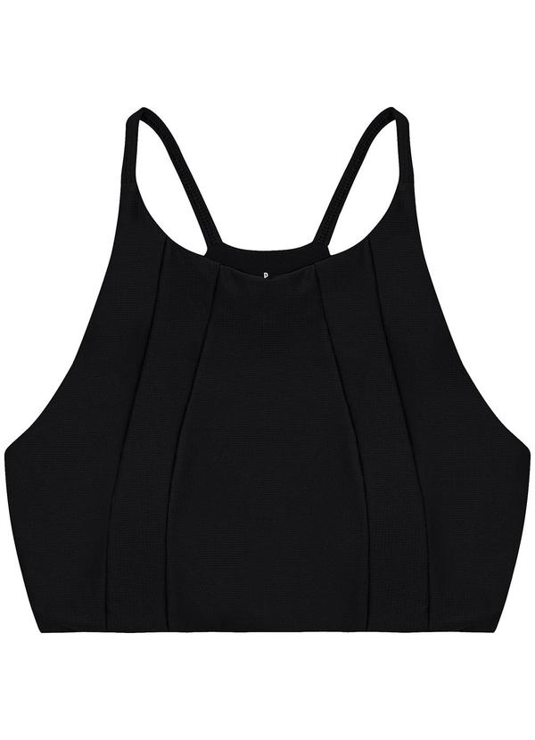 Top Nadador Uv50+ Halter Neck Active Preto - Enfim