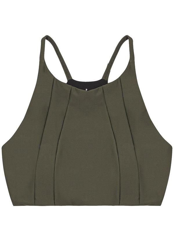 Top Nadador Uv50+ Halter Neck Active Verde - Enfim