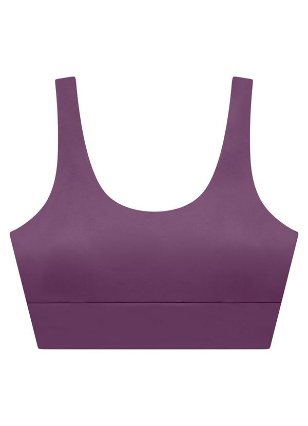 Top Roxo Regata Malha Uv - Enfim