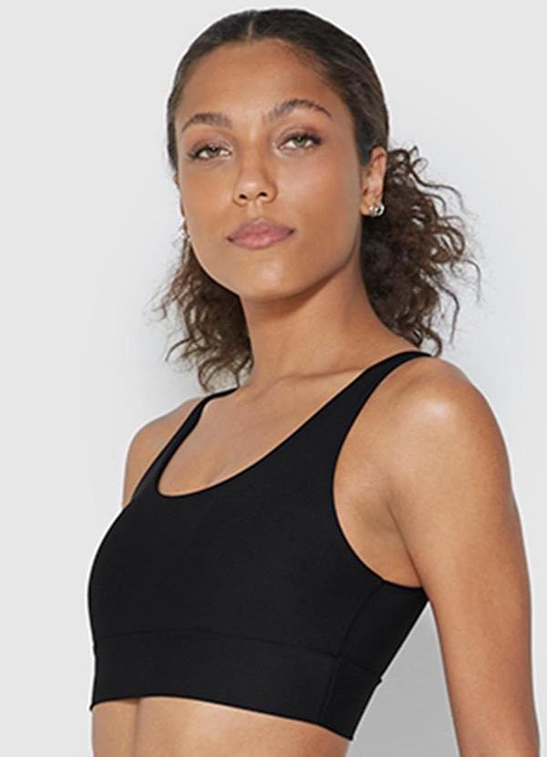 Top Tradicional Dry Active Preto - Enfim