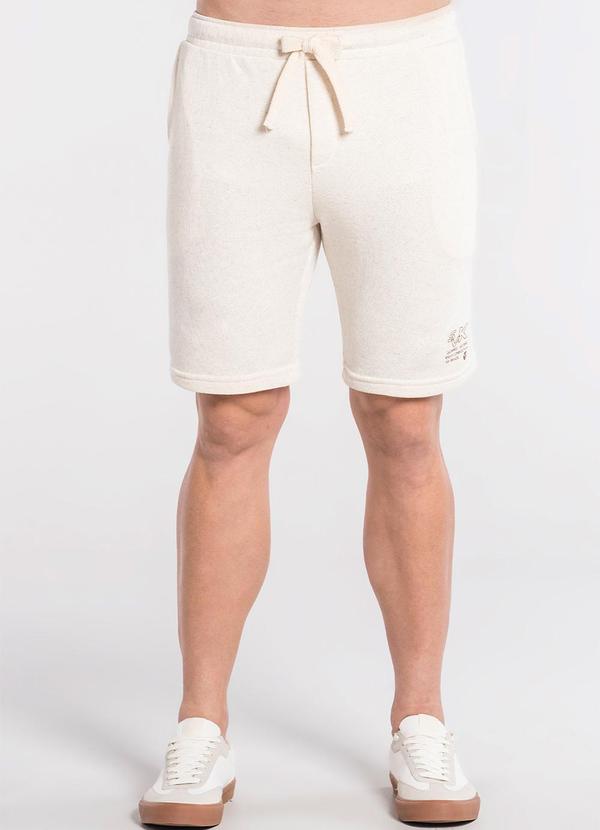 Bermuda Moletom Horizon Off White - SVK