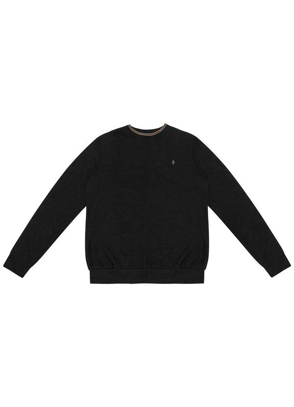 Blusão Masculino Maquinetado Preto - Diametro