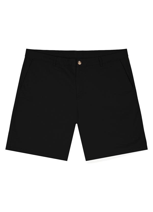 Bermuda Sarja Masculina Preto - Diametro
